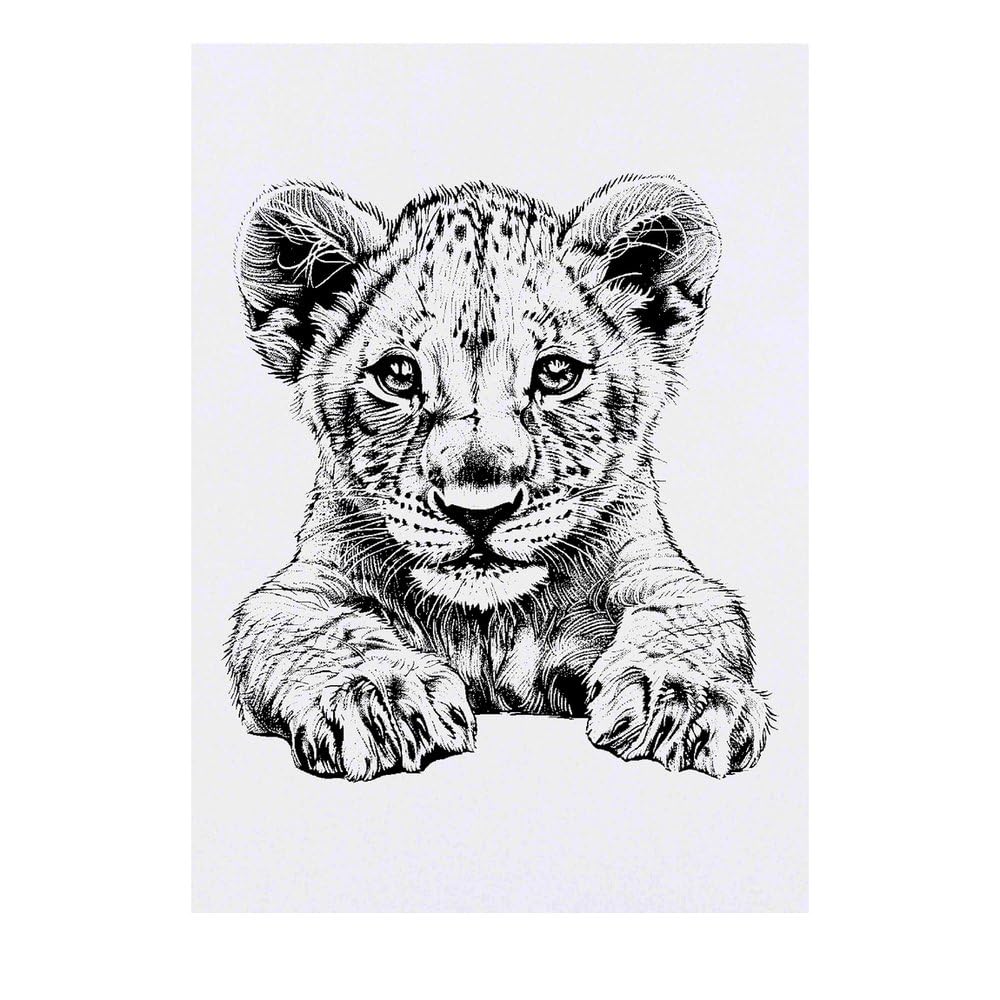 Neo Traditional Lion Cub