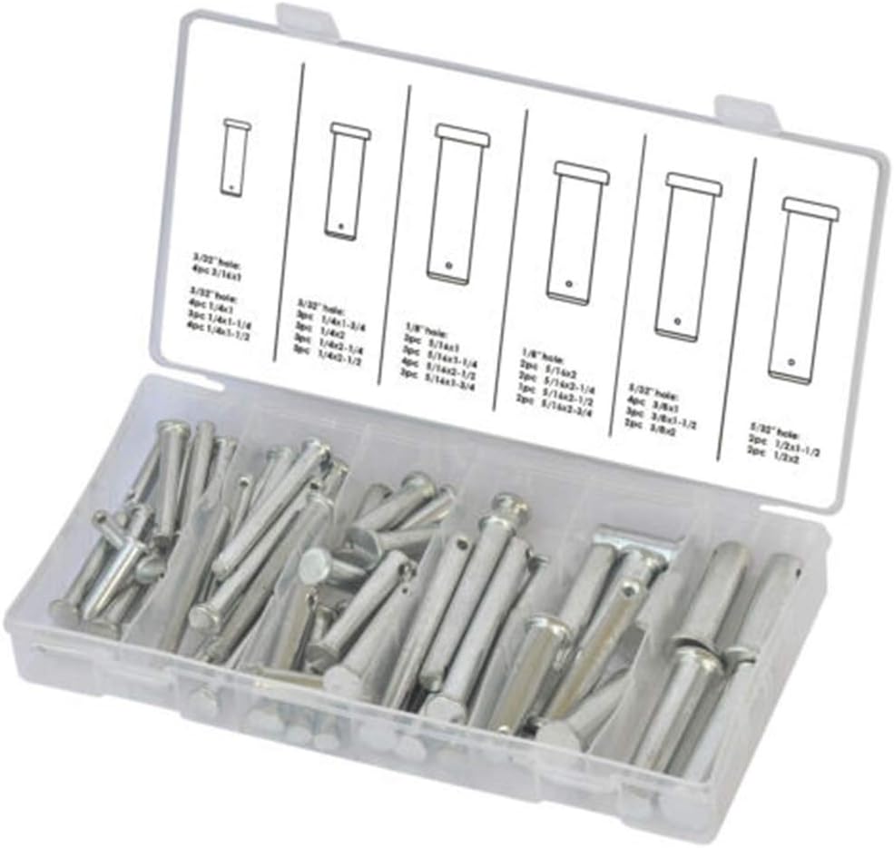 Amazon.com: 60 Pcs 21 Different Sizes in Storage Case Kit Clevis Pin w ...