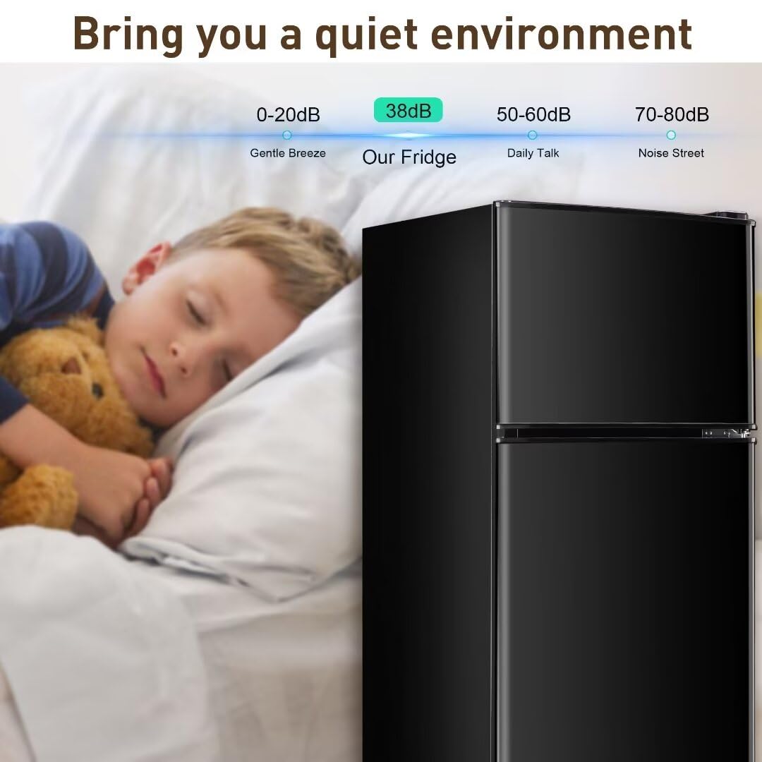 Snapklik.com : Tymyp TY-FLS-80-BLACK-MM03 3.5 CuFt Mini Fridge