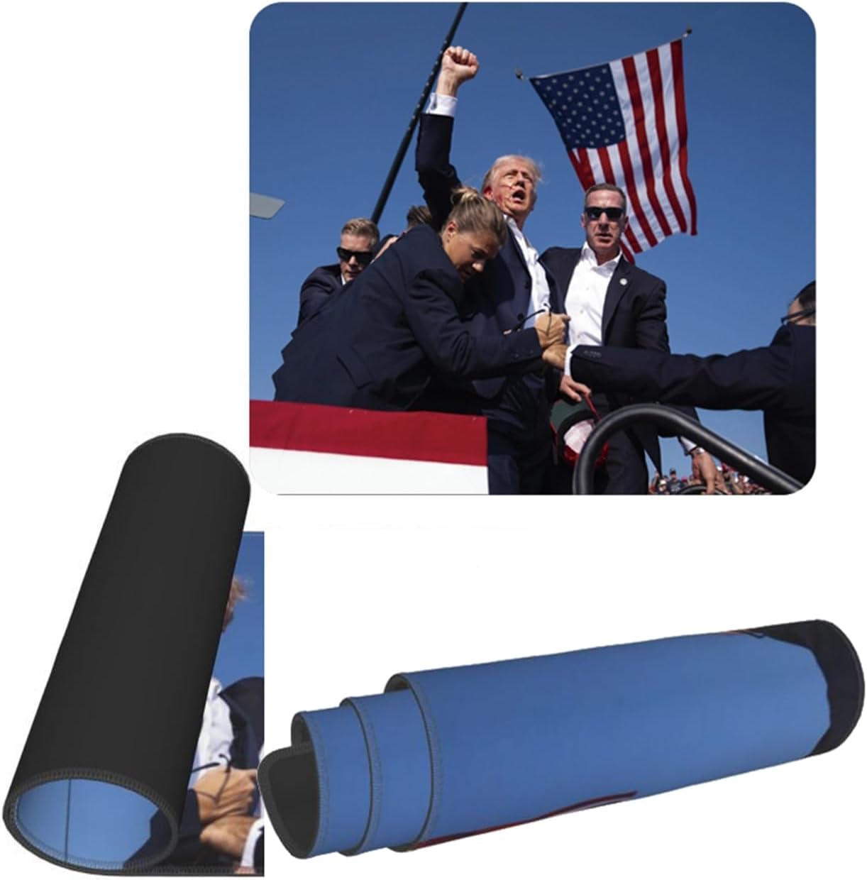 Amazon.com: Trump Survived Shot Trump 2024 Ear Bullet-Proof PA ...