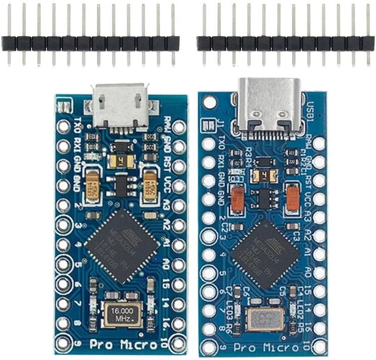 Amazon.co.jp: TASOJIMA Pro Micro ATmega32U4 5V 16MHz ATmega328を使用した ...