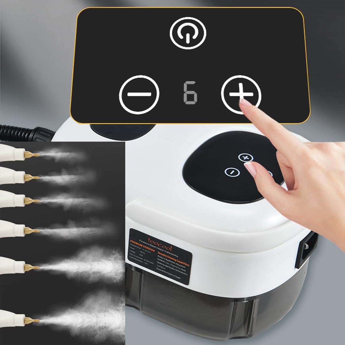 Snapklik.com : Upgraded Handheld Steam Cleaner, High Heat Pressure ...