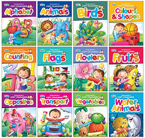 Copy Colouring Books - Set of 12 Titles: gurinder: 9789381347829 ...