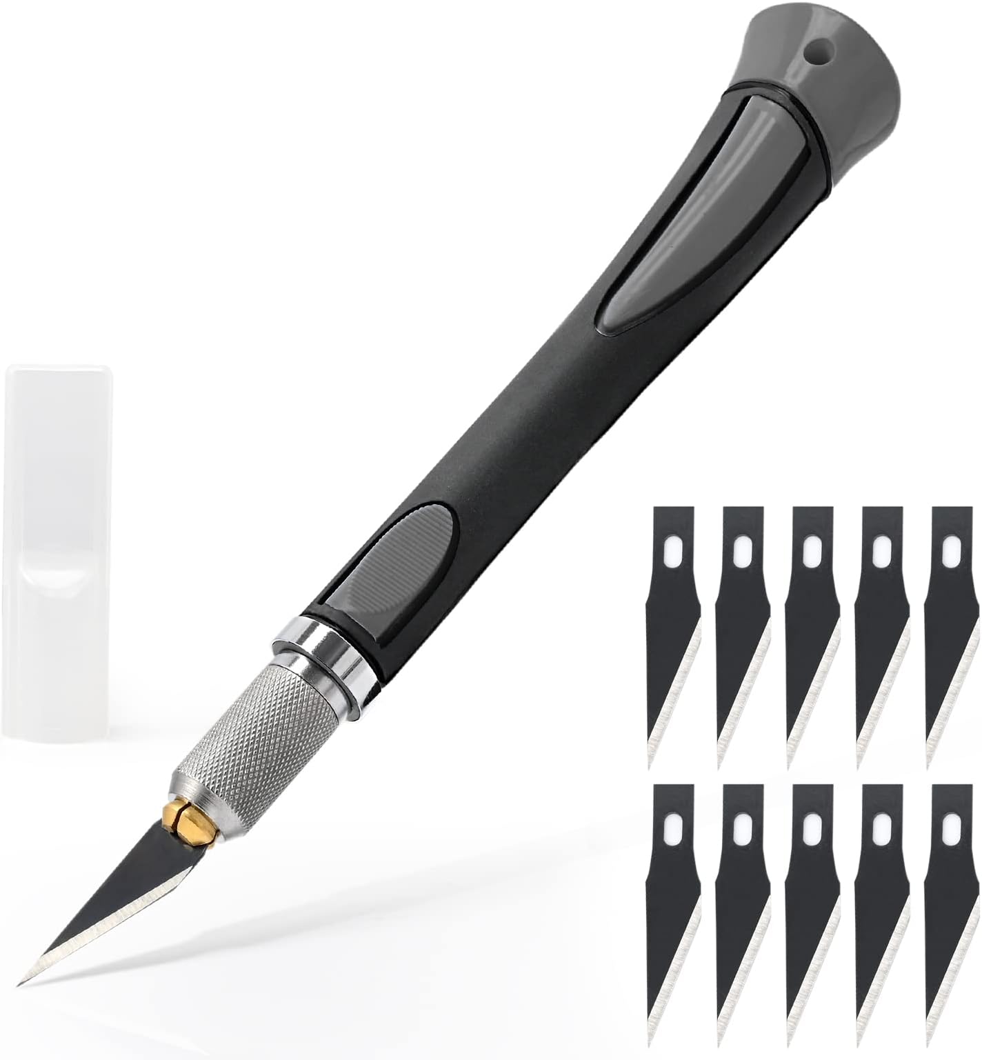 DIYSELF Craft Knife Precision Carving Hobby Knife Kit, 20 Spare Art ...