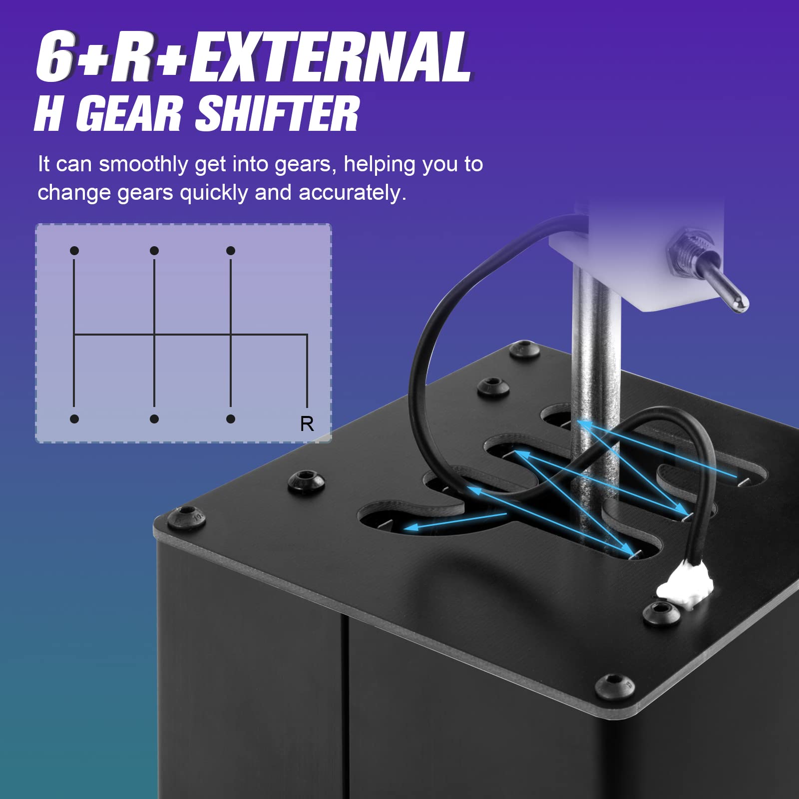 Snapklik.com : Aikeec USB Simulator Shifter For ATS ETS Dust WRC Sim ...