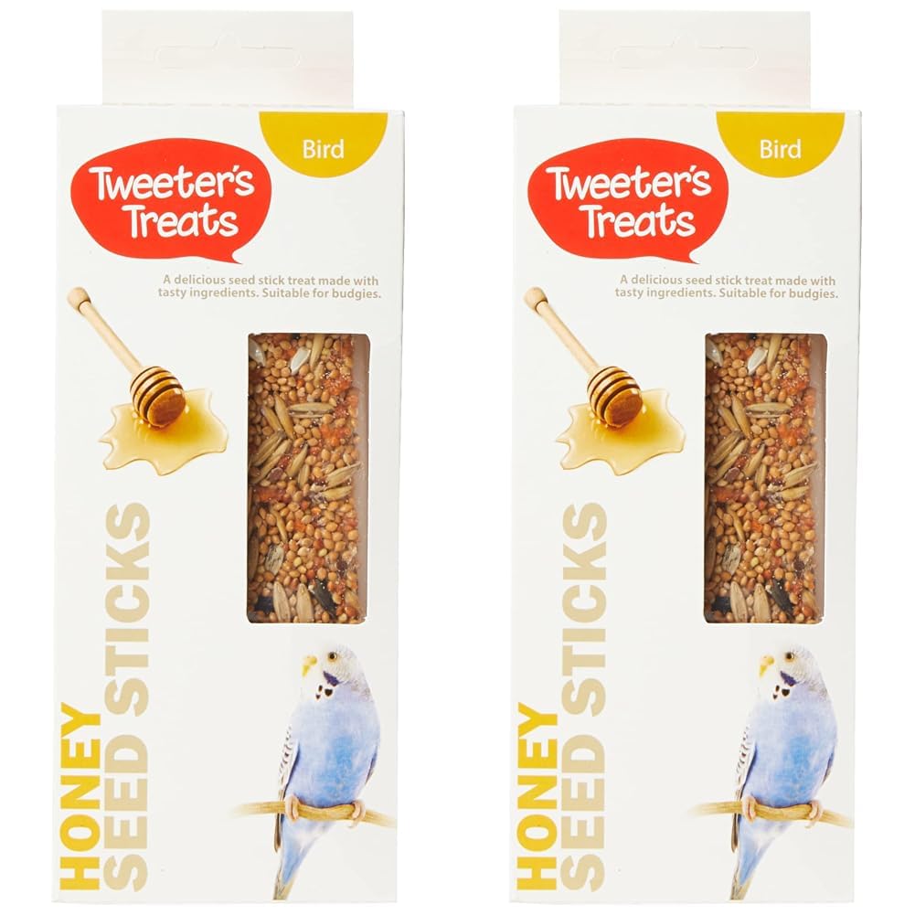 Tweeter's Treats Seed Sticks for Budgies, Honey (Pack of 2) : Amazon.co ...