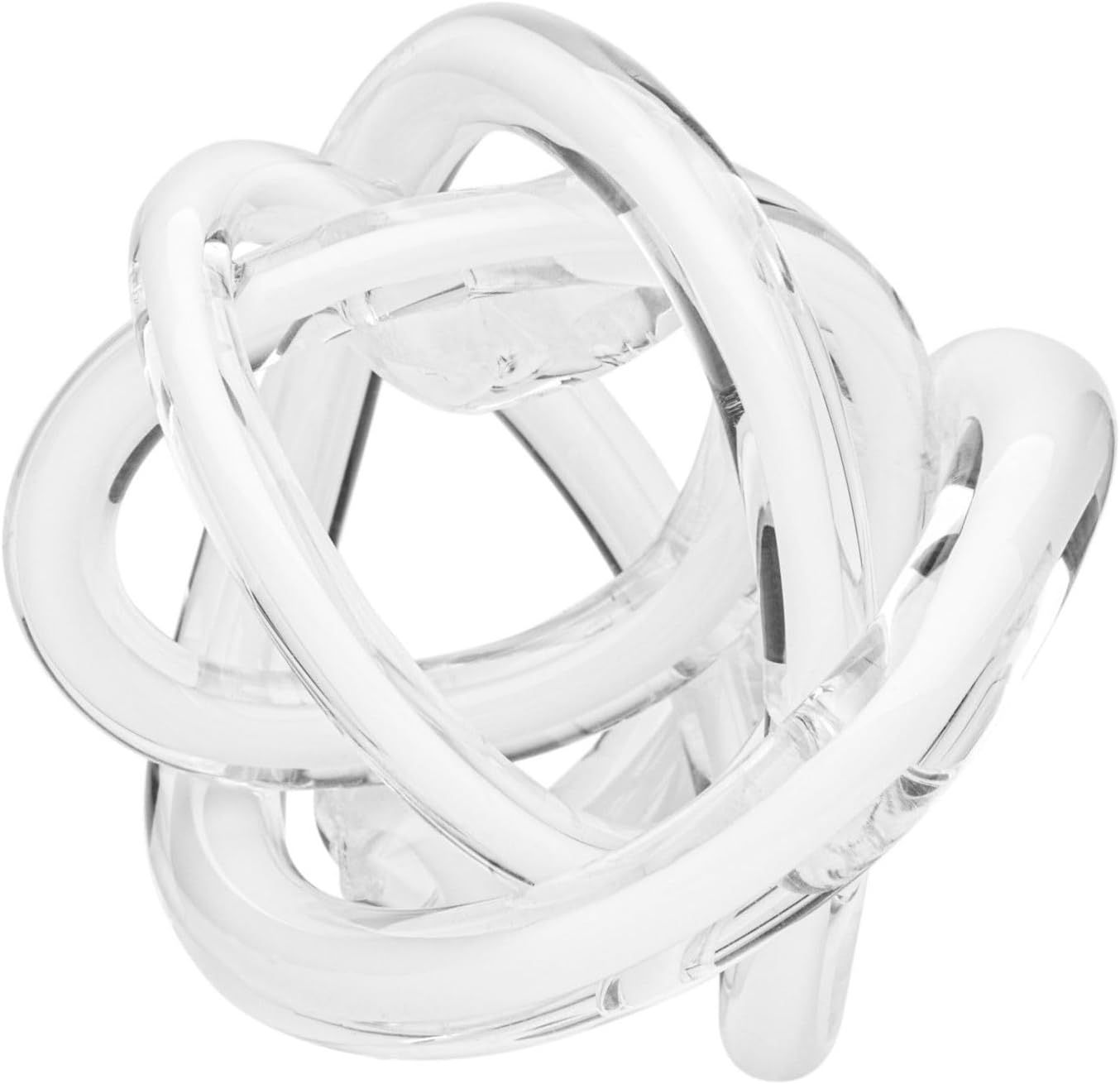 Amazon.com: Torre & Tagus Orbit Hand Blown Glass Infinity Knot ...
