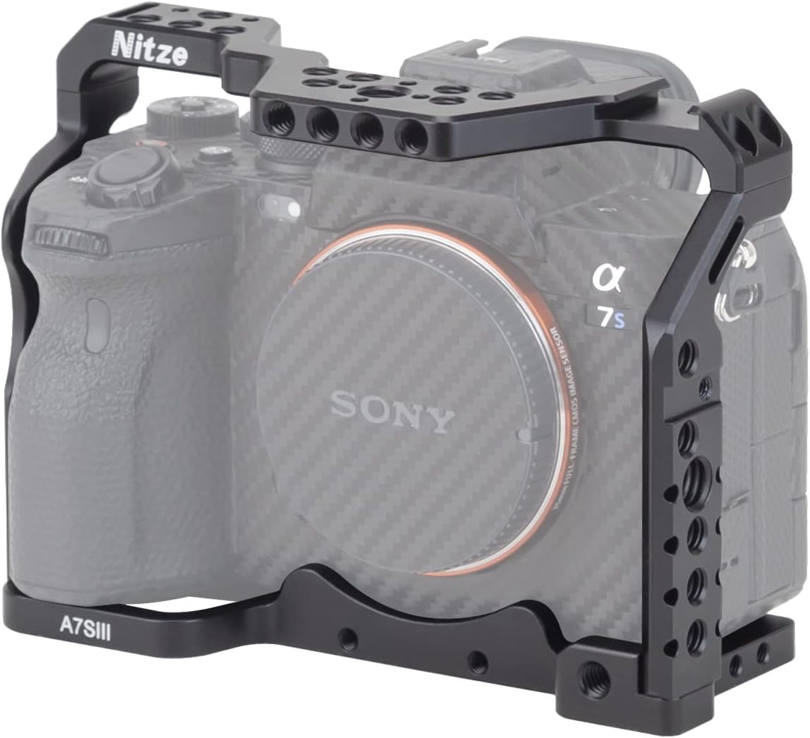 Amazon.com : Top Handle Bundle Half Cage for Sony Alpha 7 IV/Alpha 7S ...