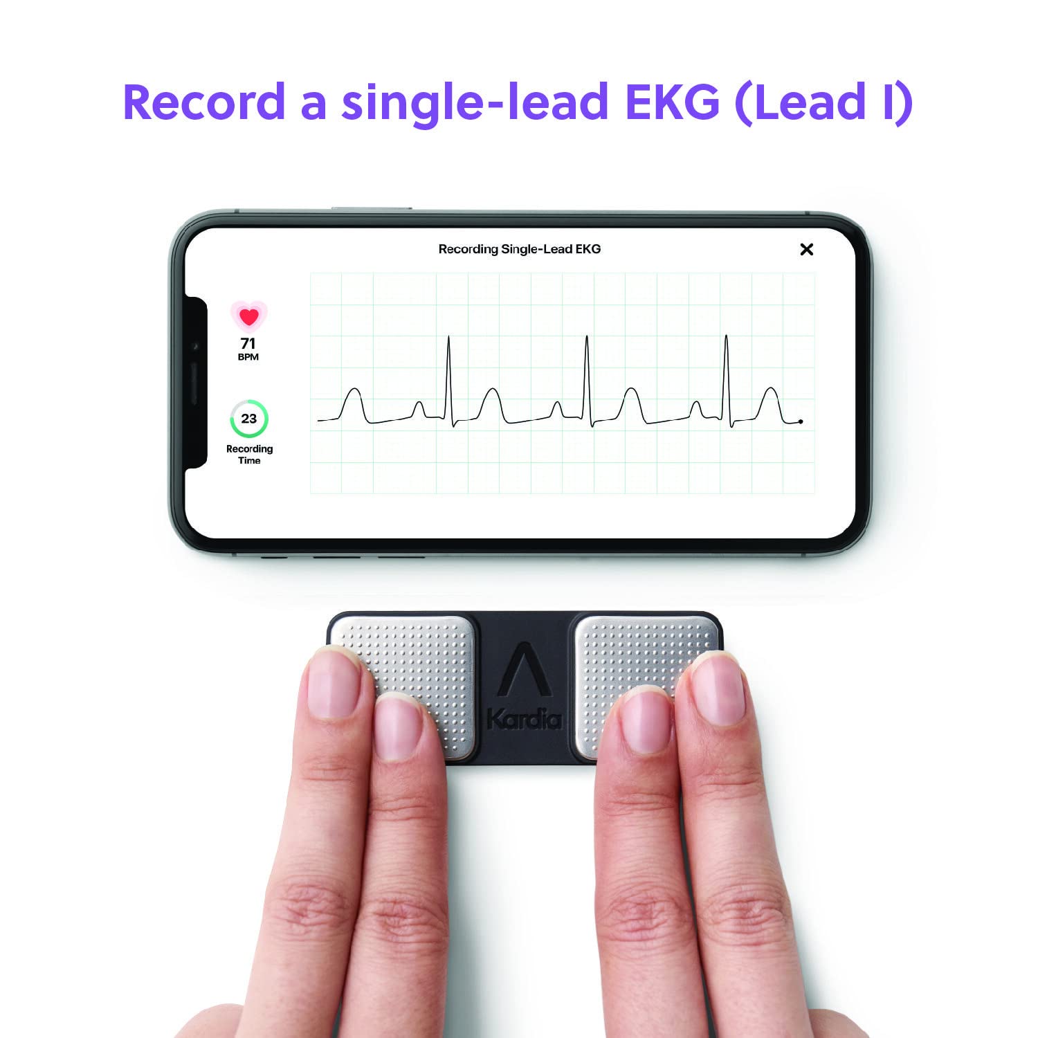 AliveCor KardiaMobile ECG Monitor | FDA-Cleared | Wireless Personal ECG ...
