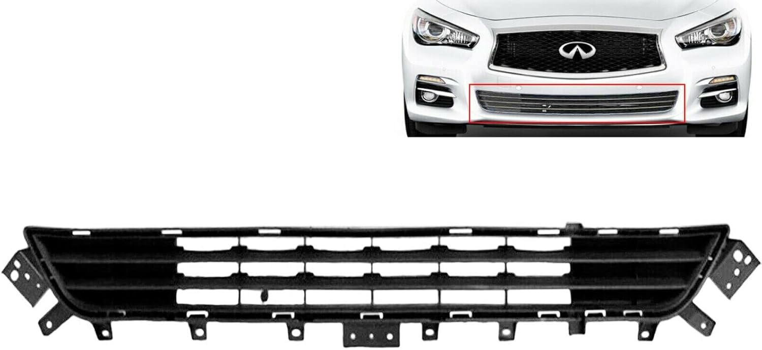 Amazon.com: 2018 2019 2020 2021 2022 Q50 Grille Front Bumper Lower ...