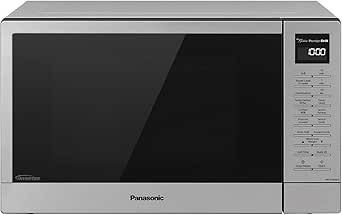 Amazon.com: Panasonic NN-GN68KS Countertop Microwave Oven 2-in-1 FlashXpress Broiler, Inverter ...