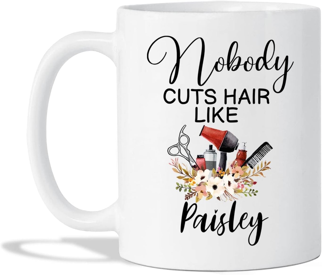 Amazon.com: Personalized Nobody Cuts Hair Like Tea Cup - Custom Name ...