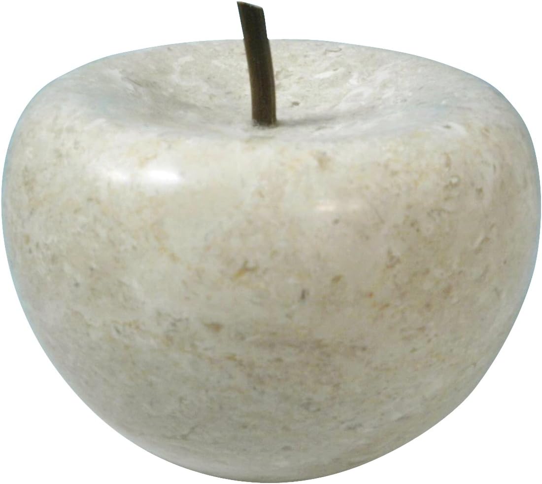 Amazon.com: Creative Home Champagne Marble Paper Weight - Apple ...