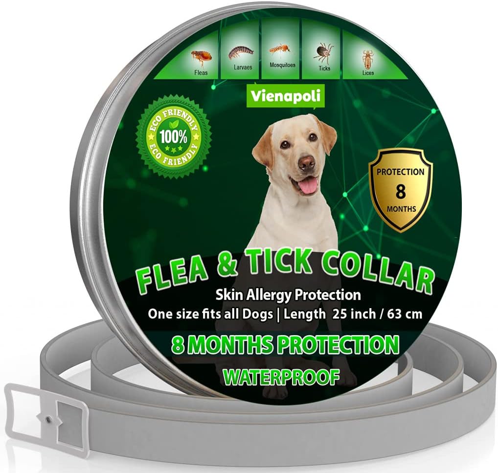 Collier réglable Anti-puces et tiques pour Chiens - Imperméable ...