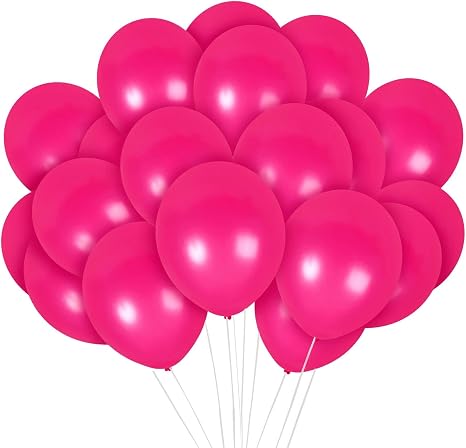 Amazon.com: Treasures Gifted Glossy Magenta Balloons - 12 Inch, 36 Pack ...