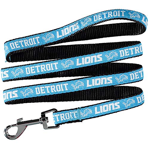 NFL PET Leash, Small, Detroit Lions Dog Leash, Football Team Leash For ...