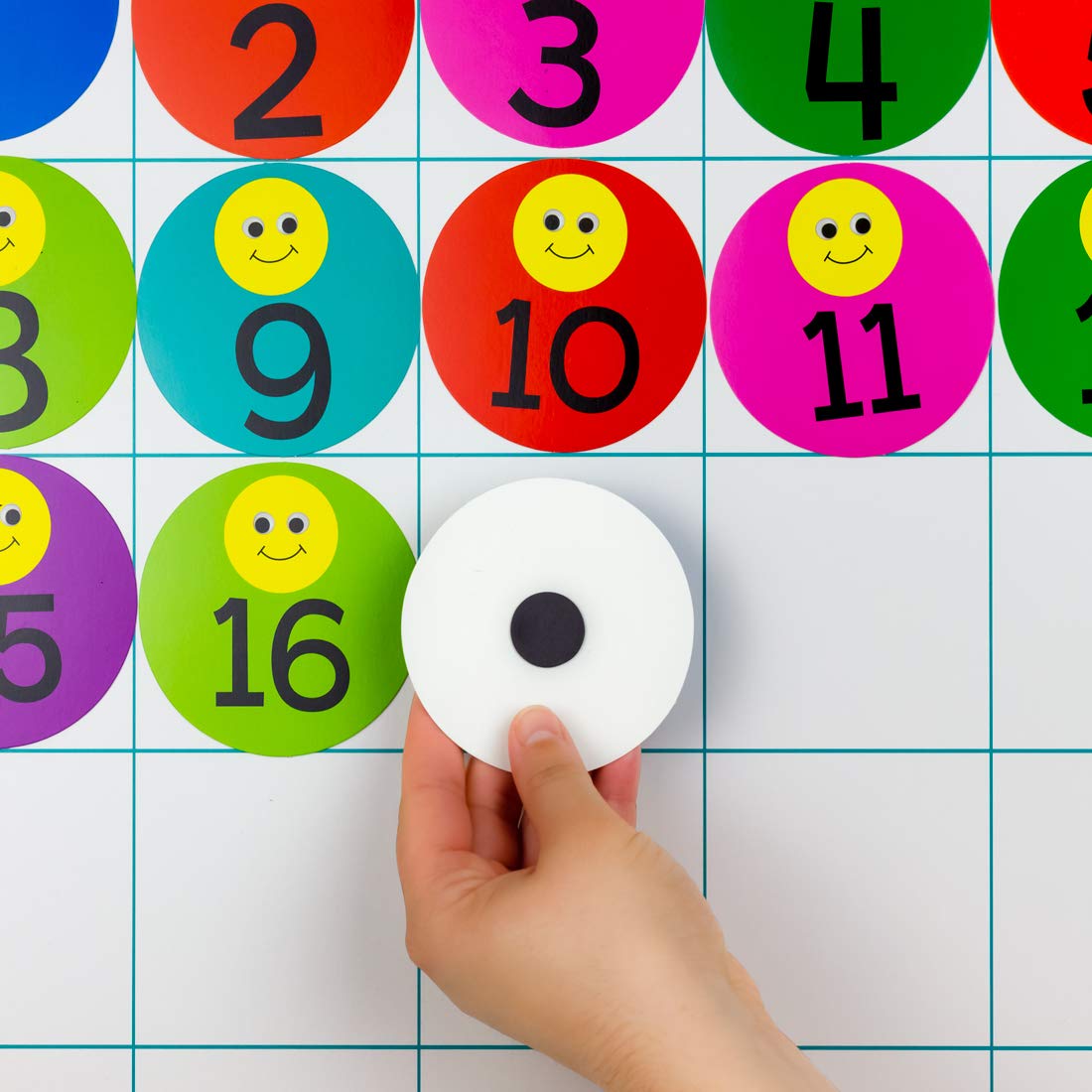 Snapklik.com : Hygloss 100 Pcs Self-Adhesive Magnetic Dots - 3/4-Inch ...