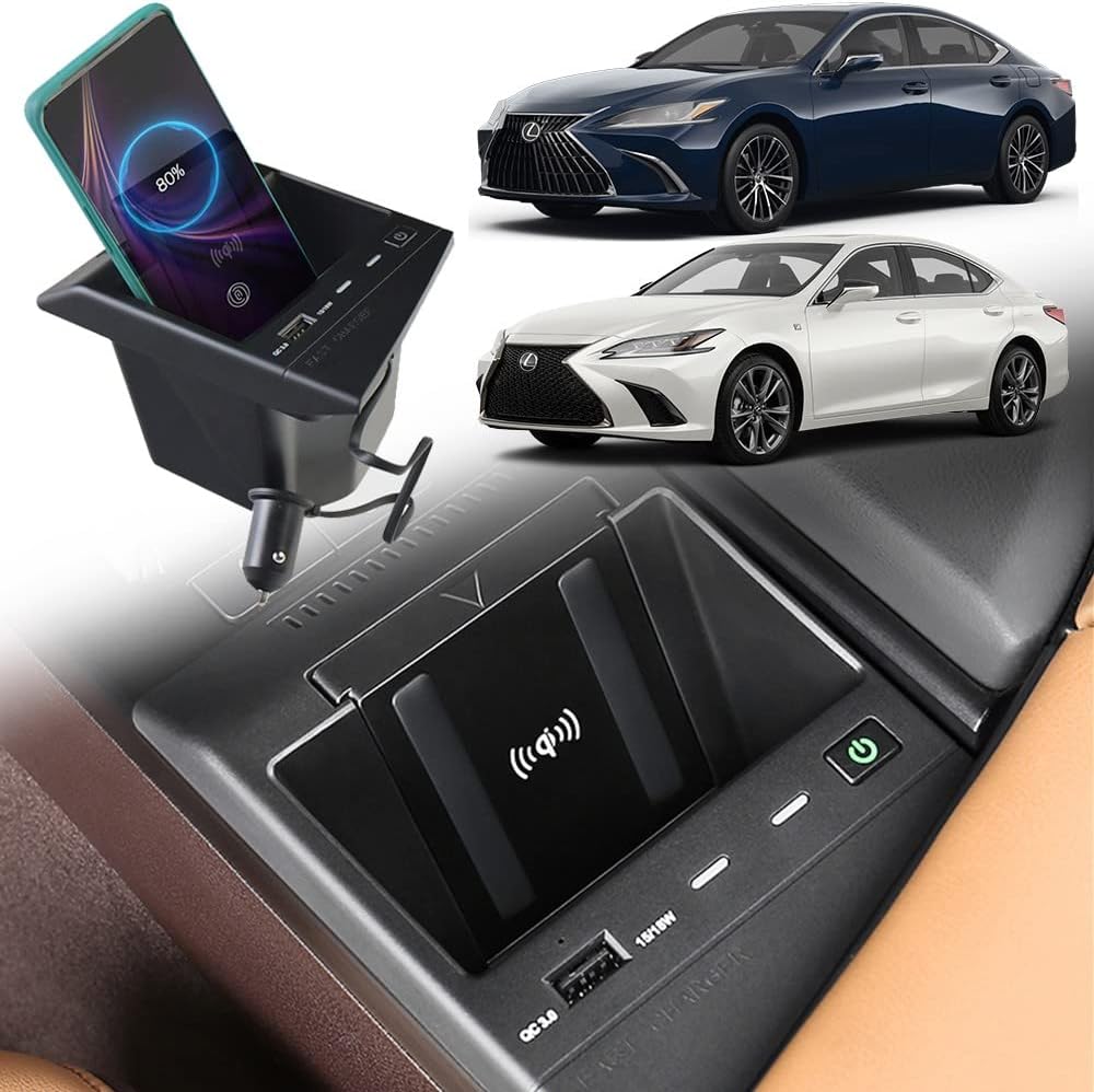Amazon.com: Wireless Car Charger for Lexus ES 250 350 300h F Sport ...