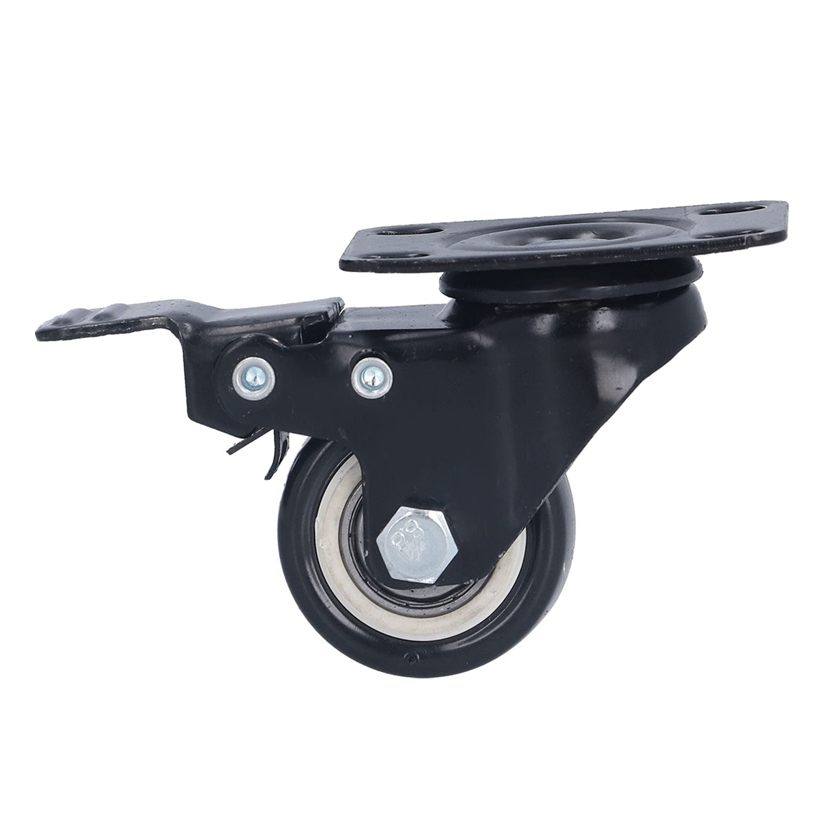 Buy Silent Casters, 360° Rotating Head Caster Wheels Steel Wheel Cover ...