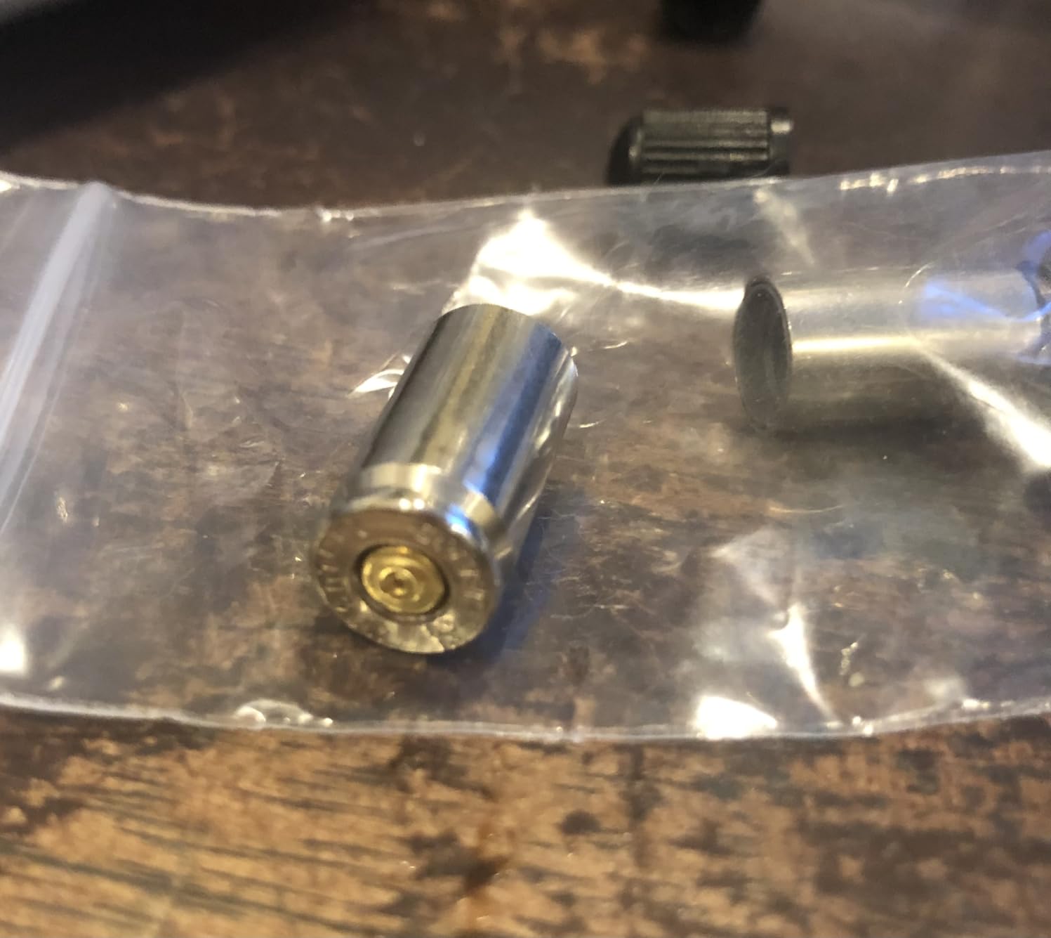 Amazon.com: 9mm Caliber Bullet Shell Casing Universal Tire Valve Stem ...