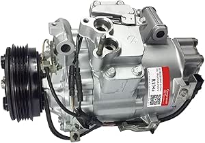 Amazon.co.jp: HBC198 AC Compressor Compatible with Honda Civic Acura ...