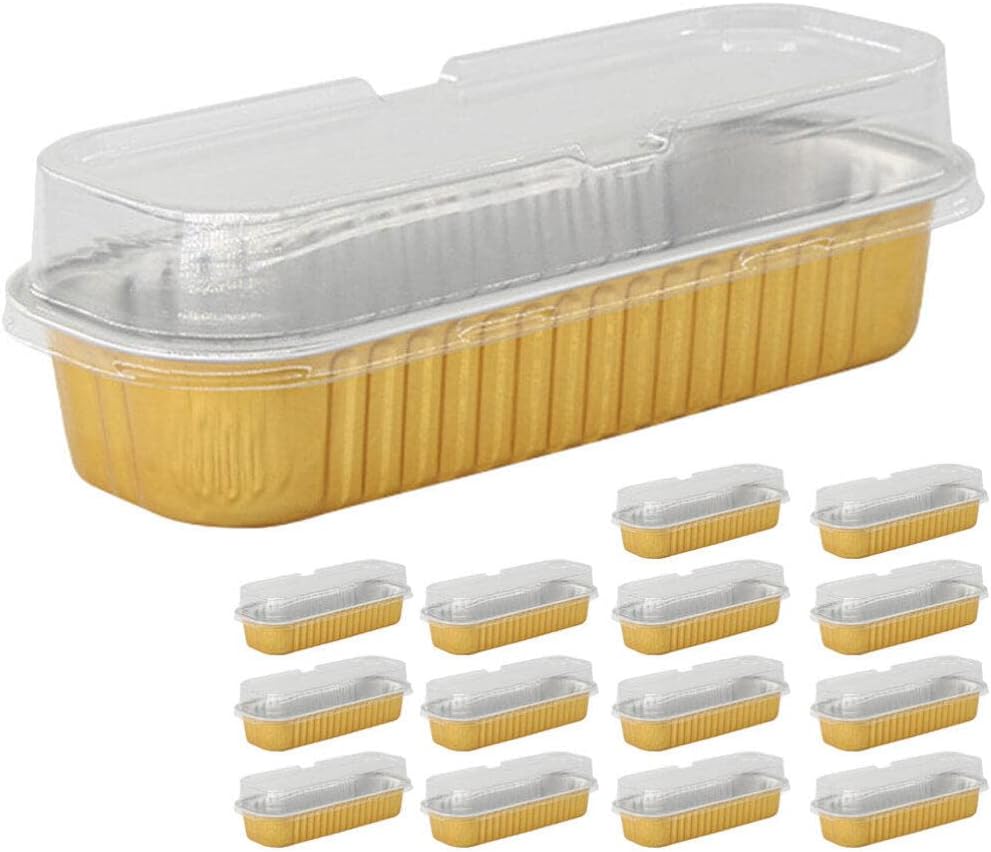 Amazon.com: 50Pcs Disposable Aluminum Baking Cups, 6.8oz (6.5x2.5x1 ...