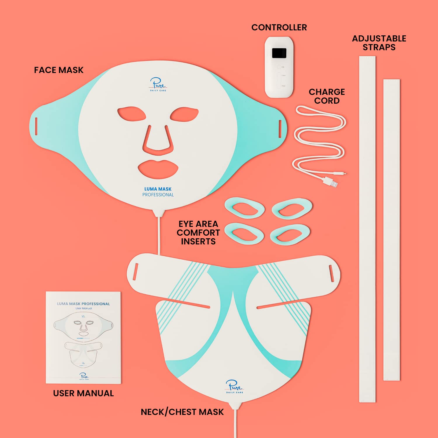 Buy Luma Mask PRO by Pure Daily Care l LED Mask by Pure Daily Care I ...