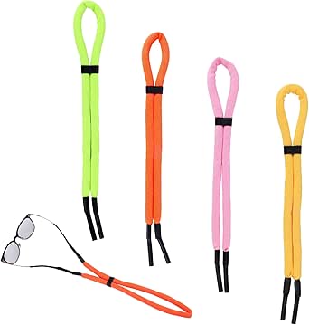 4pcs Floating Sunglass Strap, Adjustable Strap Safety Eyeglass Rope ...