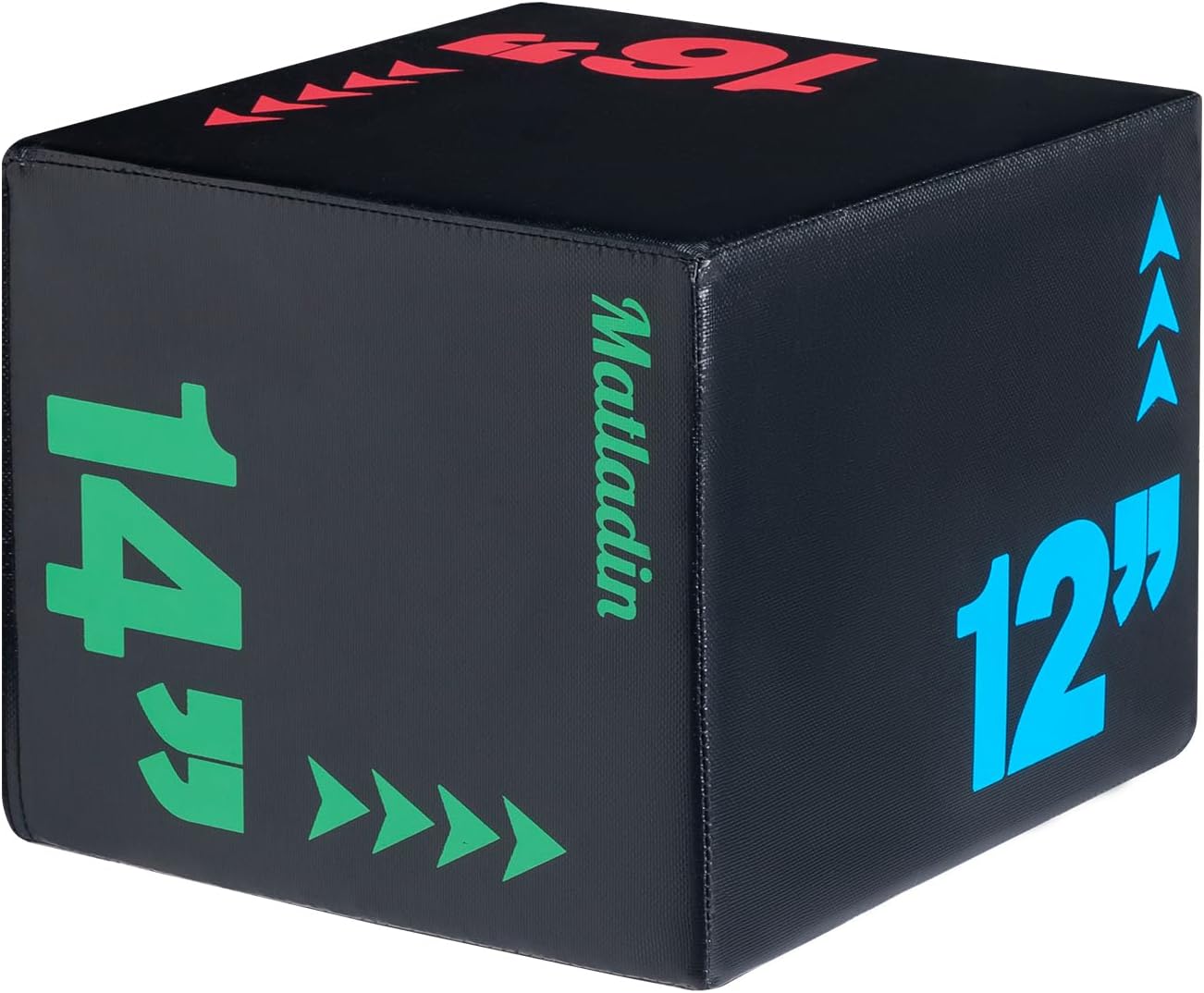Amazon.com : Matladin Heavy Foam Plyo Box, 3 in 1 Plyometric Jump Box ...