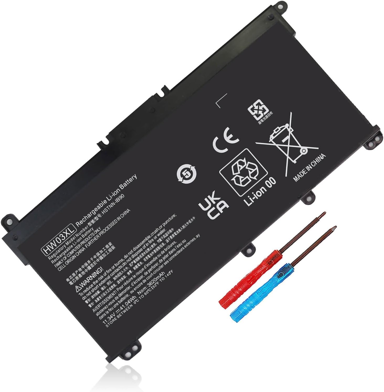 Amazon.com: HW03XL L97300-005 Laptop Battery Replacement for HP ...