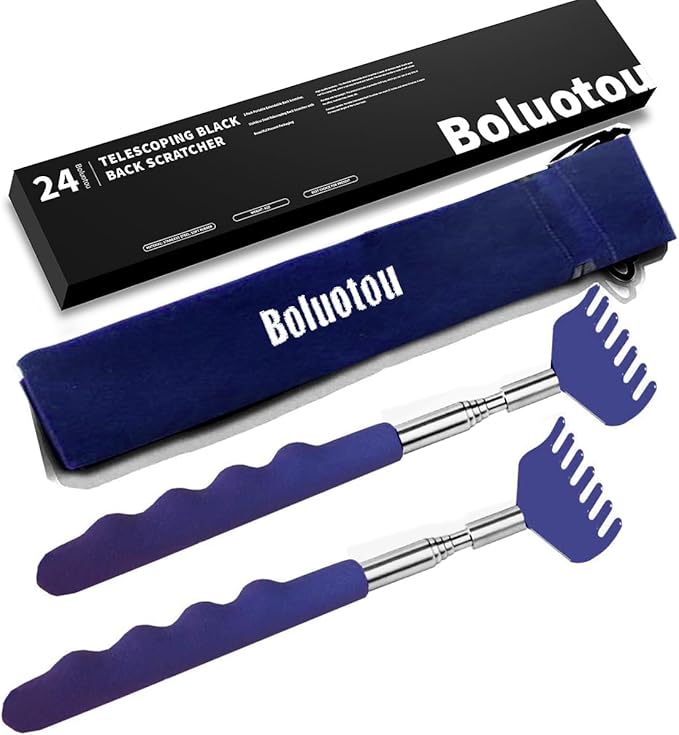 Amazon.com: Kuvvfe 2 Pack Portable Extendable Back Scratcher, Stainless ...