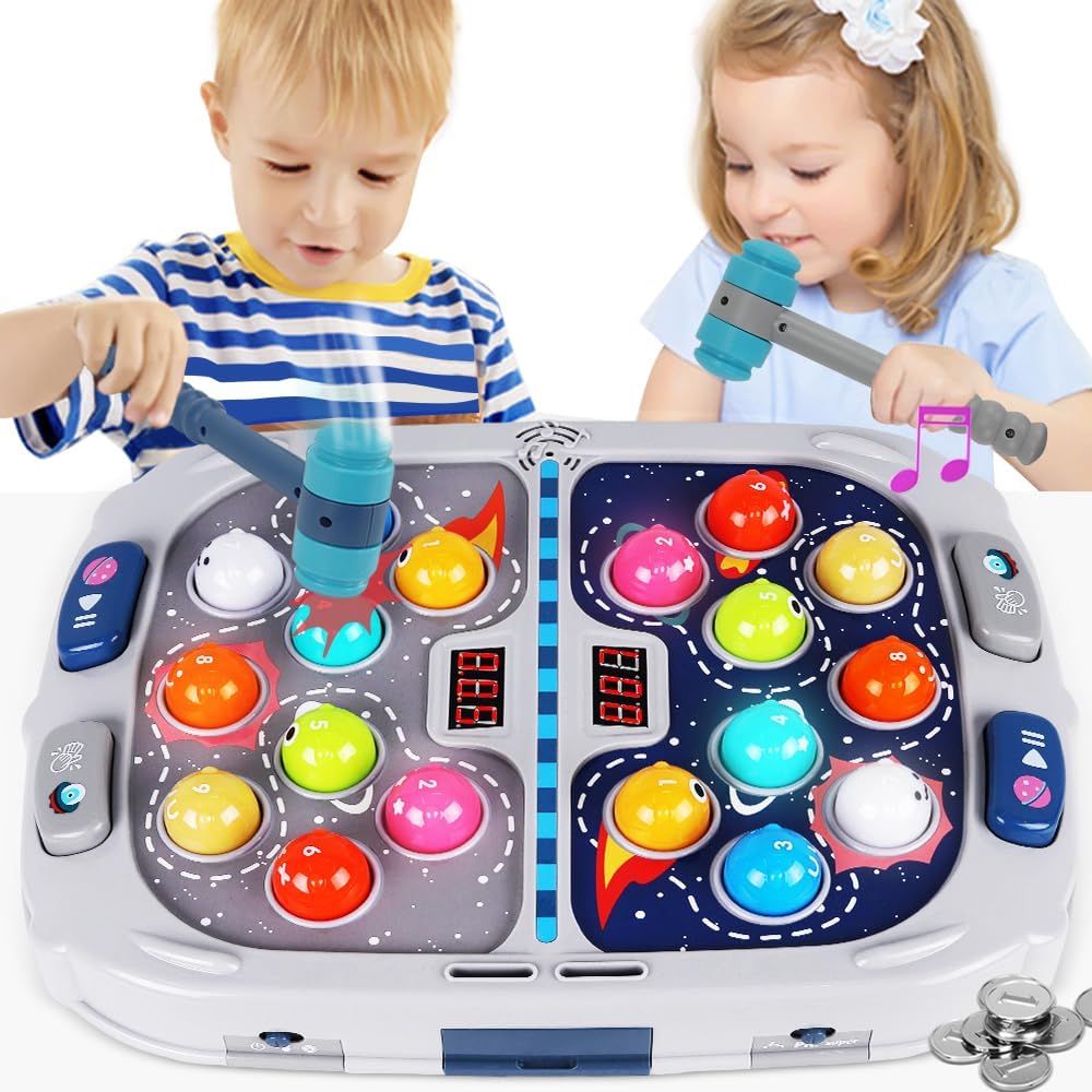 Amazon.com: Whack Mole Game for Toddlers, Toys for 3-12 Year Old Boys ...