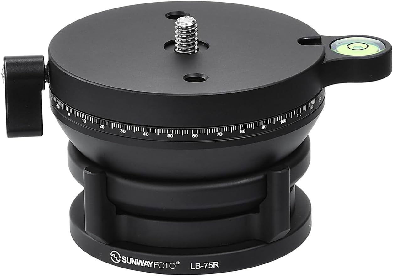 Amazon.com : Neewer Camera Panoramic Panning Base with Style Plate, 3/8 ...