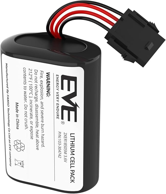 Visonic battery for MCS-740 & Window Stickers for PowerMax siren (1PCS ...