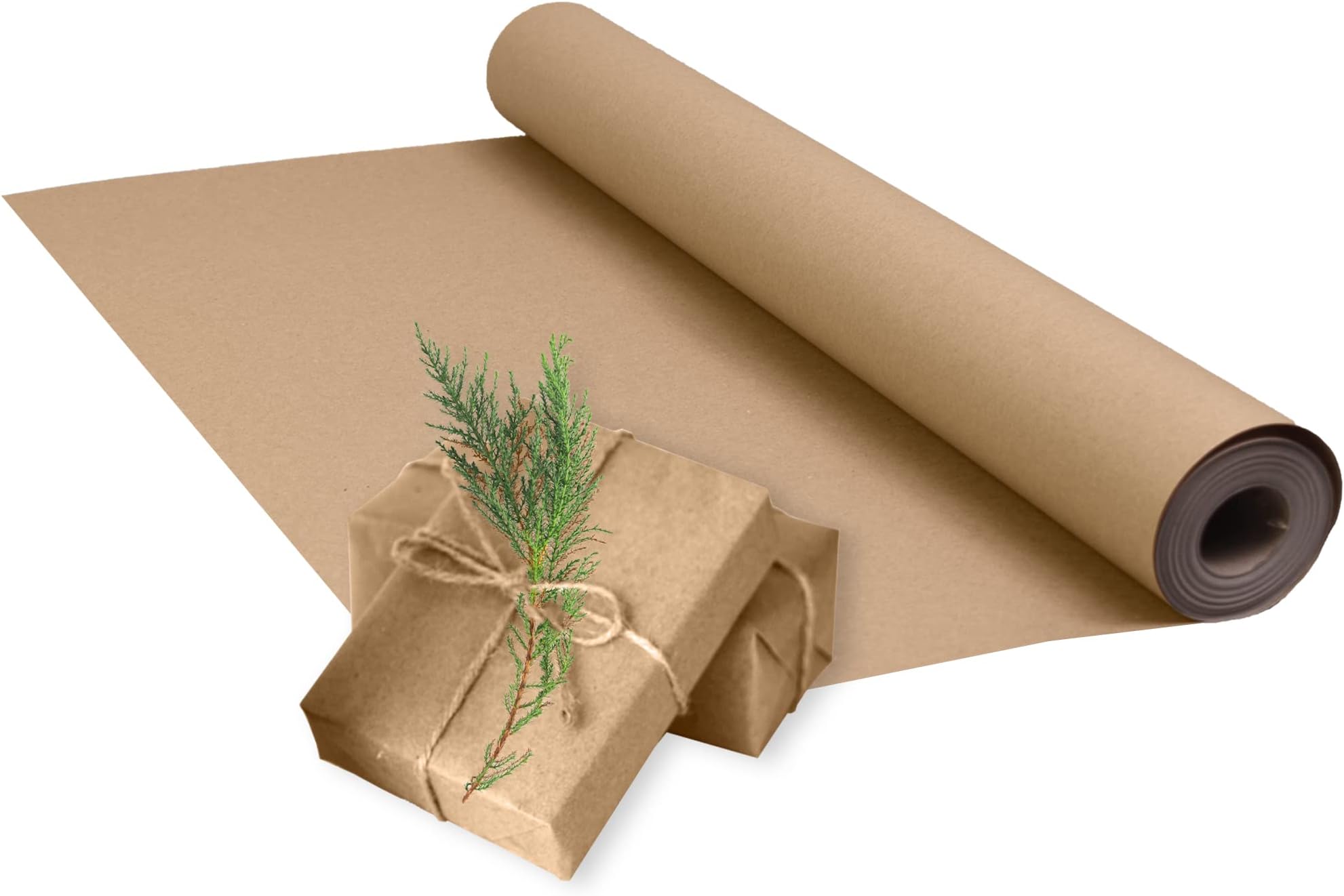 750mm x 20M Heavy Duty Brown Kraft Wrapping Paper Roll 90gsm – 20 ...