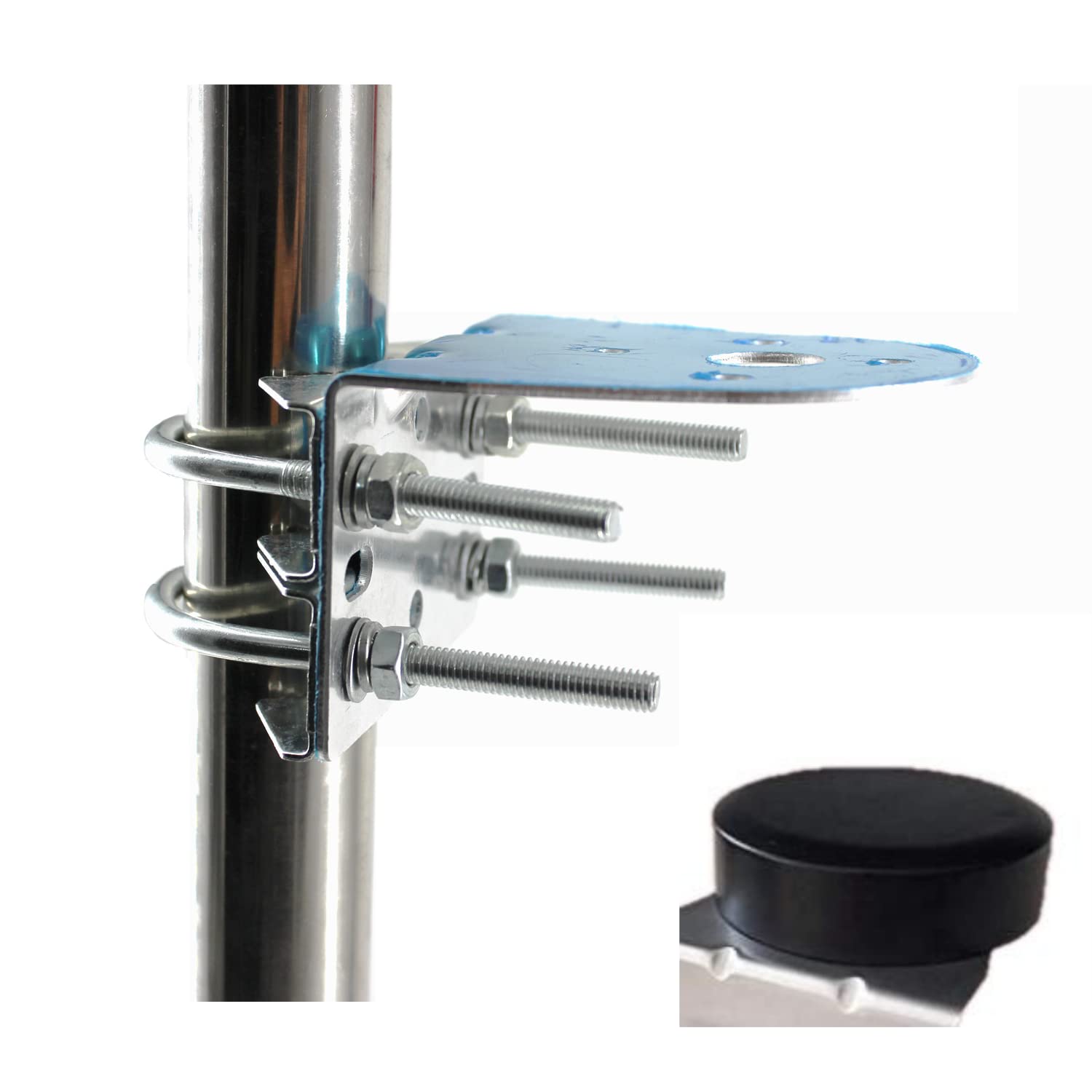 Snapklik.com : PHLKJL Double U-Bolts Antenna Mast Clamp For Ham UHF VHF ...