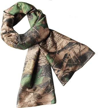 Tactical Scarf Camo Scarf Breathable Perforated Camouflage Pattern ...