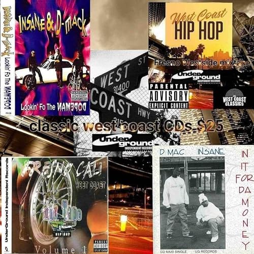 Écouter West coast mixtapes vol 1 par Insane & D-Mack sur Amazon Music ...