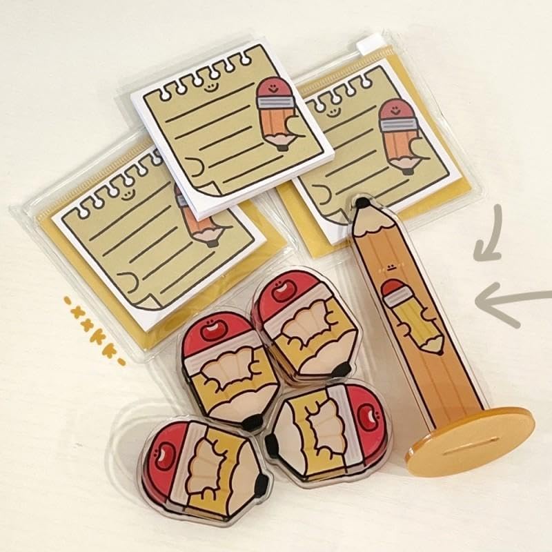 Xxkk Original Pencil Head Series Papelería – Soporte de cinta para ...