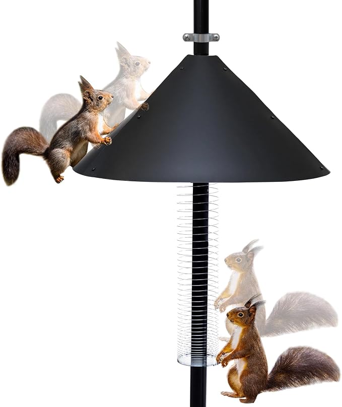 Amazon.com : 19 Inch Large Squirrel Baffle, Squirrel Baffles for Bird ...