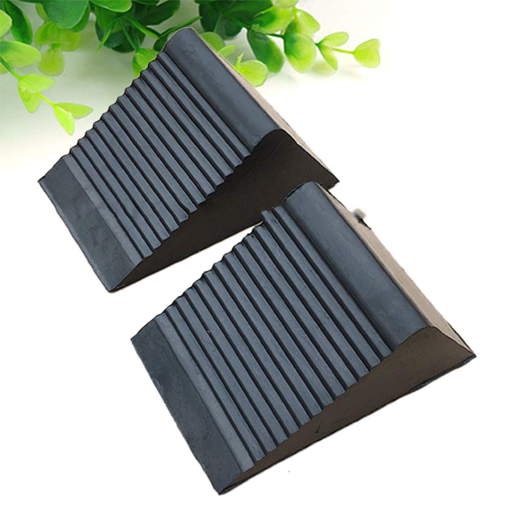 Anti Slip Vehicle Chocks Cabilock 2pcs Rubber Vehicle Chocks Slip Tire ...