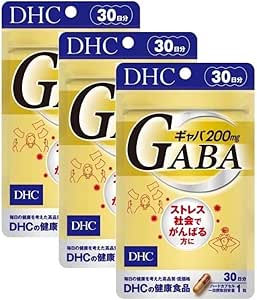 Amazon | DHC ギャバ GABA 30日分×3個 サプリメント | ノーブランド品 | アミノ酸