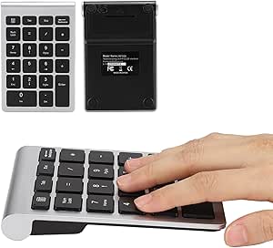 Number Pad For Laptop, Numeric Keypad For Laptop Numeric Keypads USB 2.4G Wireless RF304 22 Keys ...