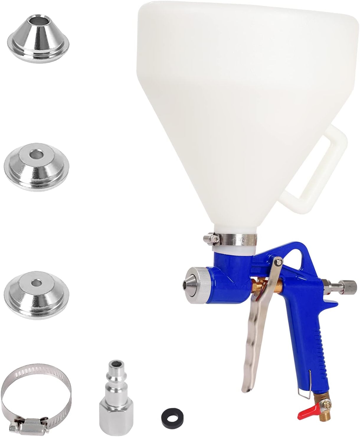 Amazon.com : IRONMAX Air Texture Hopper Spray Gun, 1.45 Gallon ...