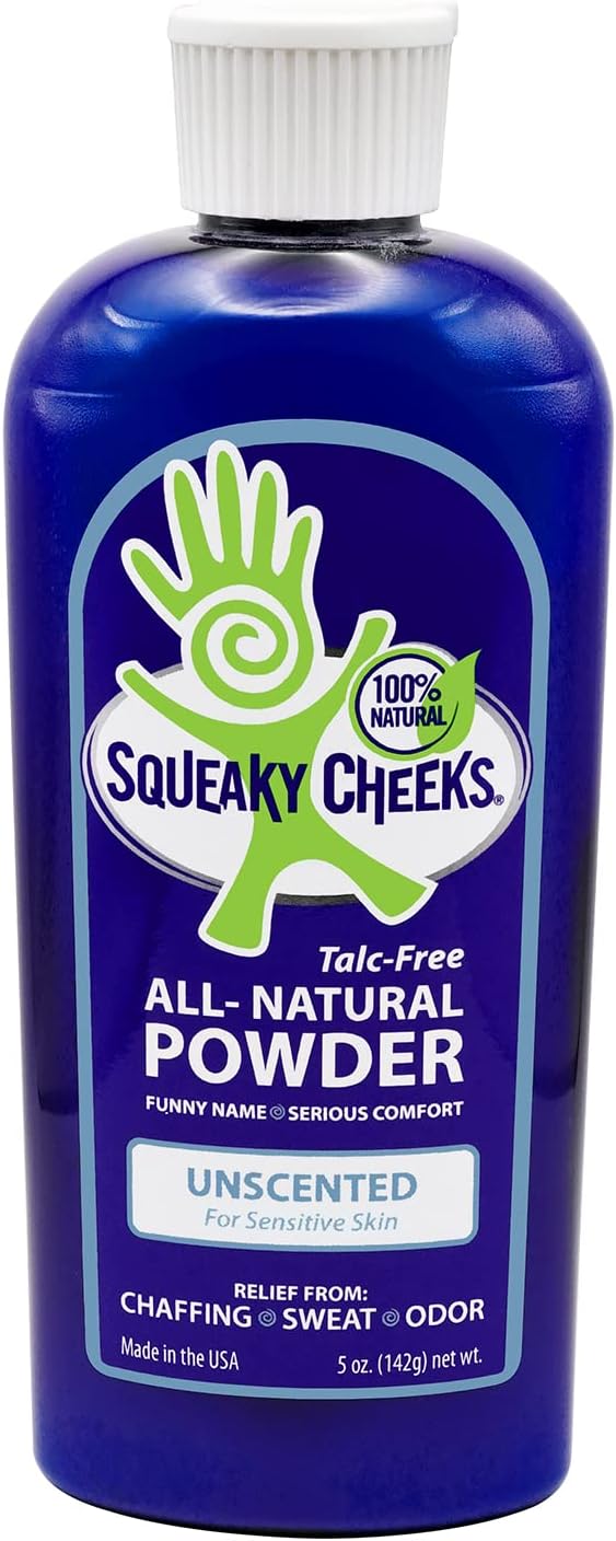 Amazon.com: Squeaky Cheek Organic Talc-Free Unscented Dusting Powder ...
