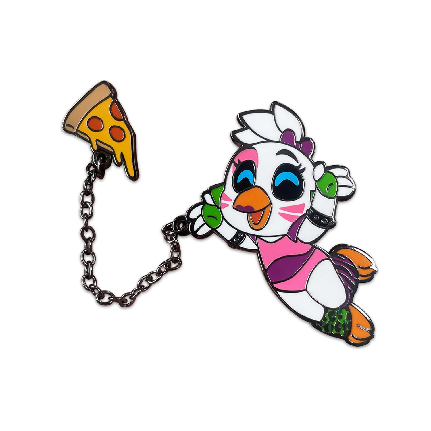 Amazon.com: Youtooz Glamrock Chica Connected Pin Set, Official Licensed ...