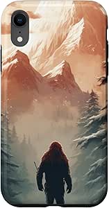 Amazon.com: iPhone XR Bigfoot Lover Yeti Sasquatch Cryptid Cryptozoology Case : Cell Phones ...
