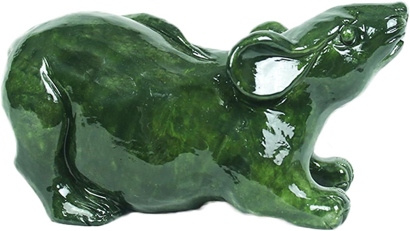 Amazon.com: ONDIAN CHUNCIN - Chinese Zodiac Animal Feng Shui Jade Bull ...