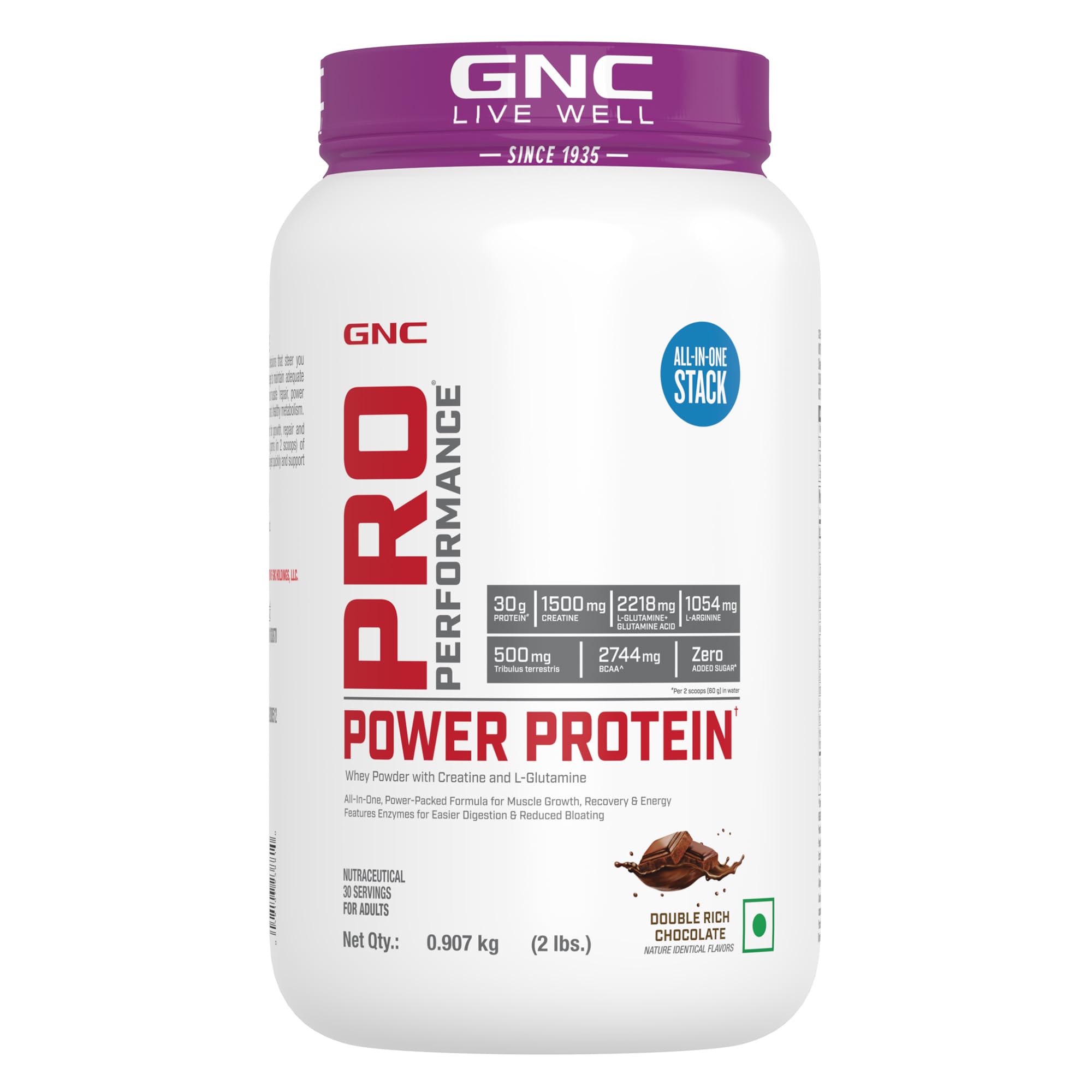 GNC Pro Performance Power Protein | 2 lbs/907 Grams | 6 In One Stack ...