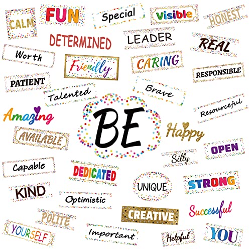 Back to School Confetti Classroom Decor Motivational Bulletin - Import ...